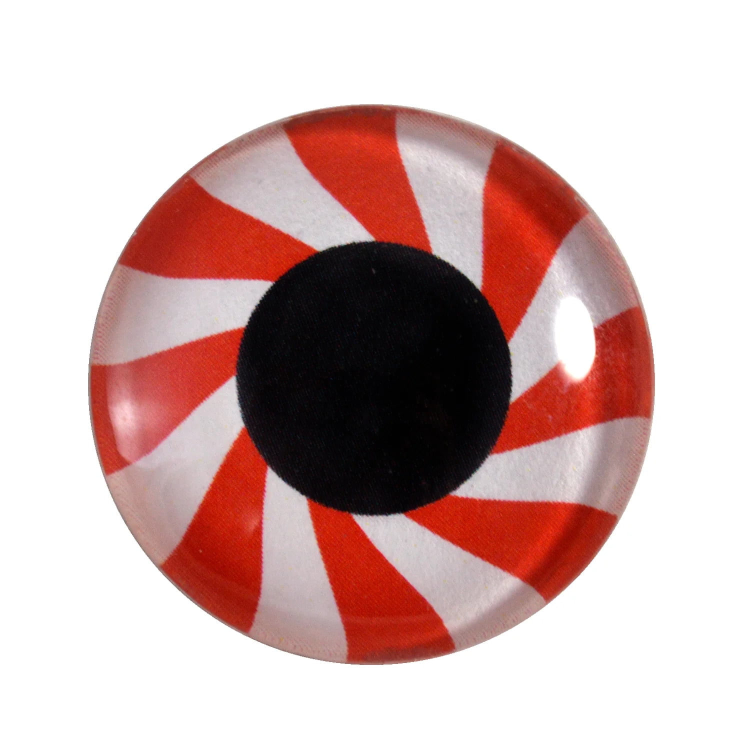 Red Peppermint Candy Glass Eyes - Walmart.com