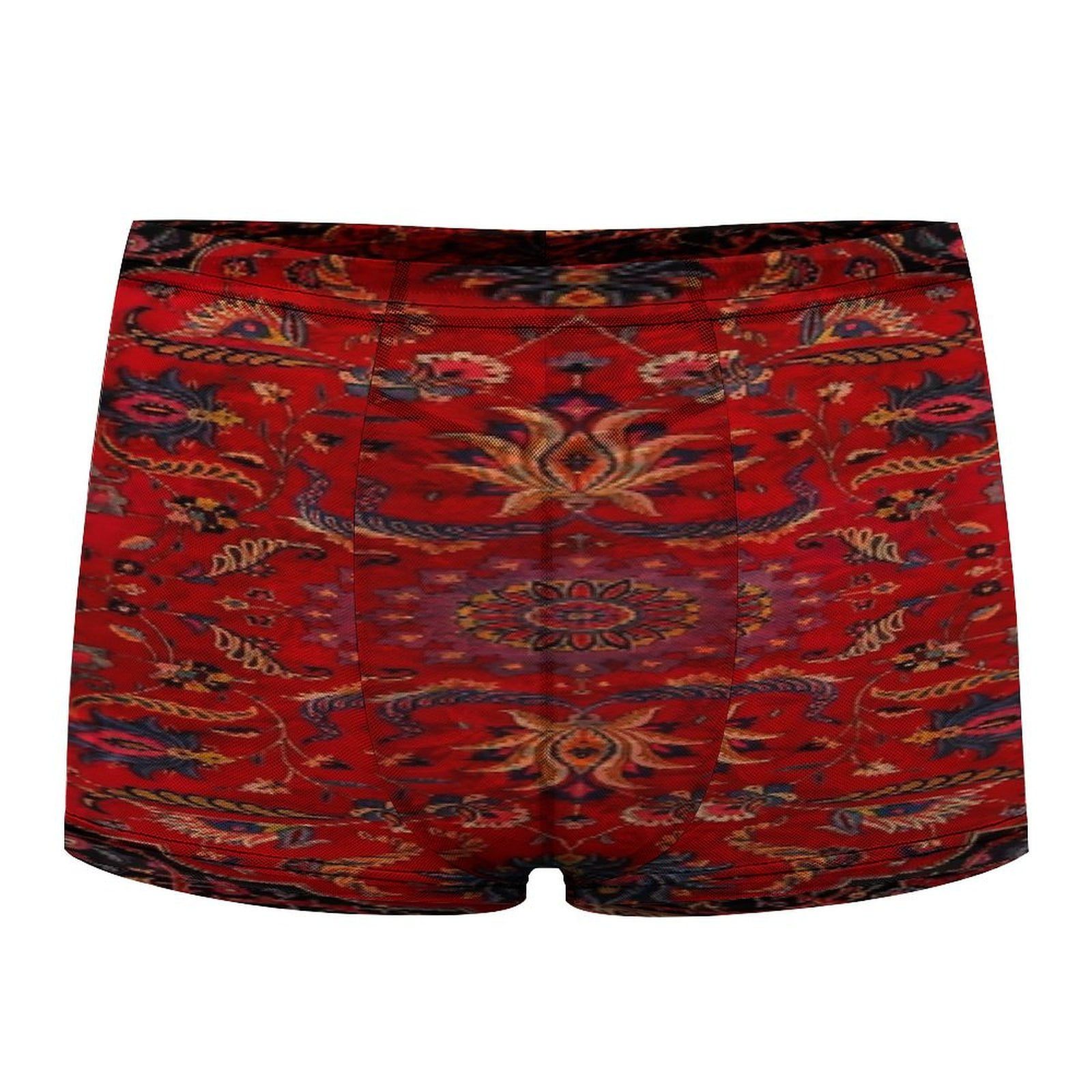 Red Persian Men's Mesh Boxer Briefs Cooling Breathable Sports Underwear ...