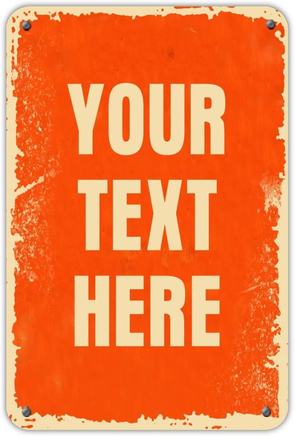 Red Personalized Your Text Here Sign Farmhouse Indoor Outdoor ...