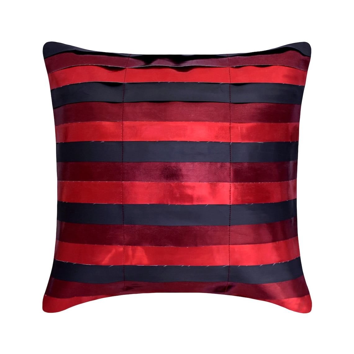Red Pillow Cover, Modern Striped Pillow Cover, 12x12 inch (30x30 cm ...