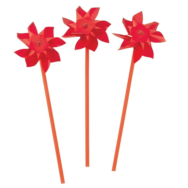 Red Pinwheels (3Dz) - Party Favors - 36 Pieces - Walmart.com