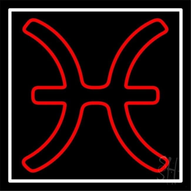 Red Pisces Neon Sign, 24 x 3 x 24 in. - Walmart.com