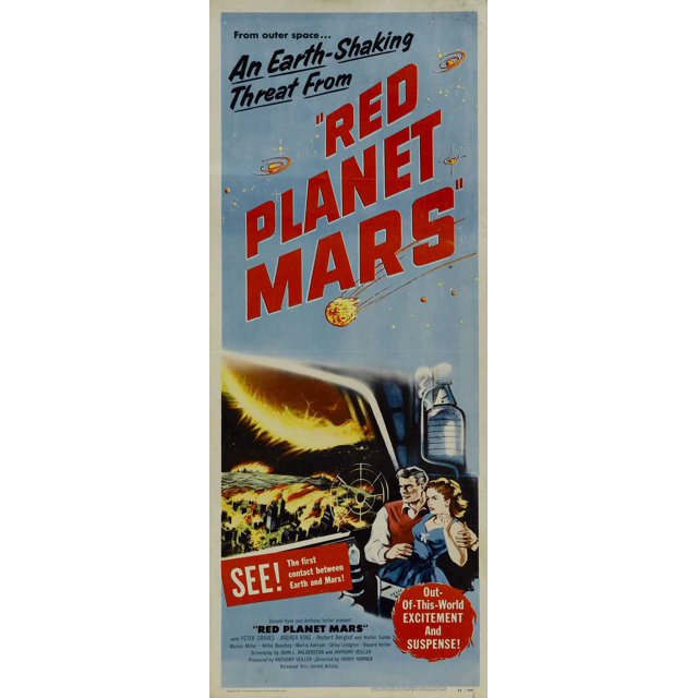 Red Planet Mars POSTER (20x40) (1952) - Walmart.com