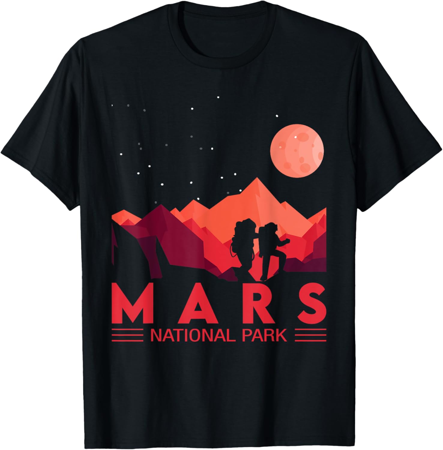 Red Planet | Space National Park - Funny Mars T-ShirtBrand clothing ...