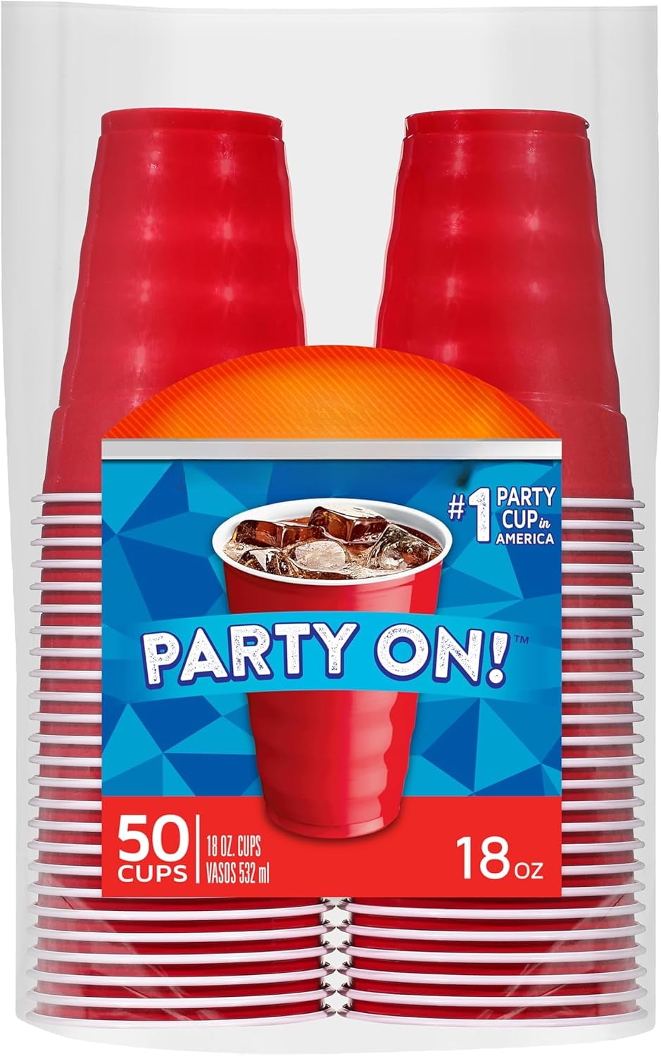 Red Plastic Cup Party, Disposable Plastic Party Cups, Easy to Clean ...