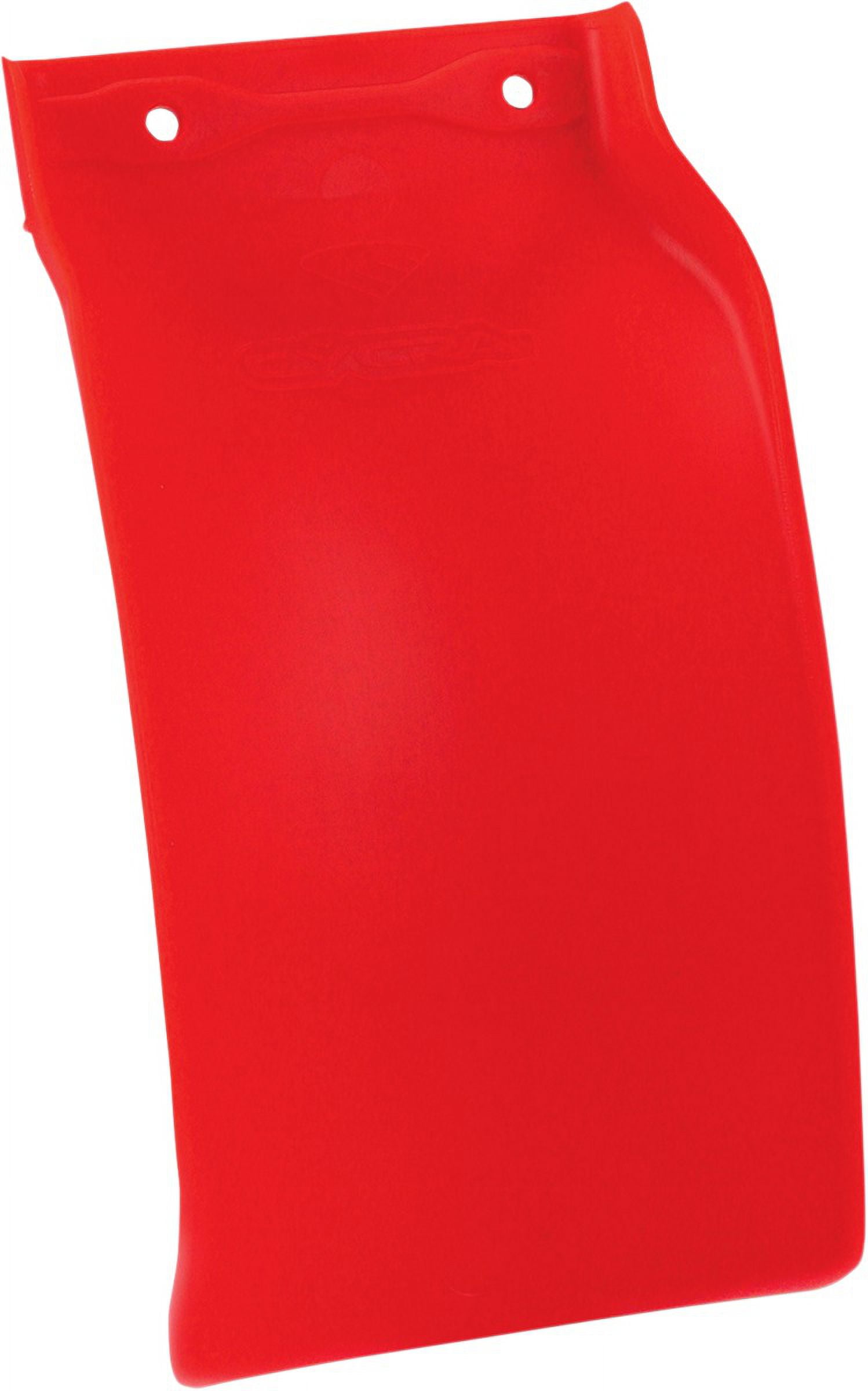 Red Plastic Motorcycle Mud Flap - Walmart.com