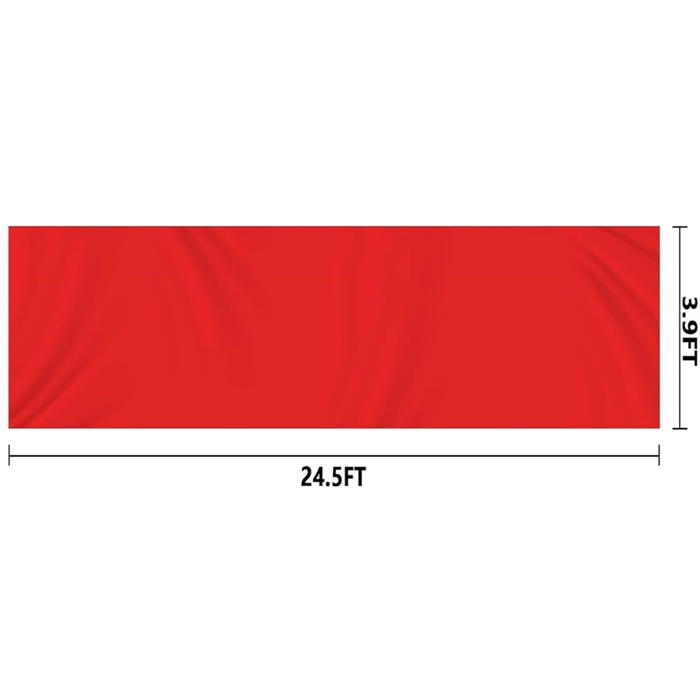 Red Plastic Mulch Film for Garden 24.5x3.69ft Grow Sheet Enhances Plant ...