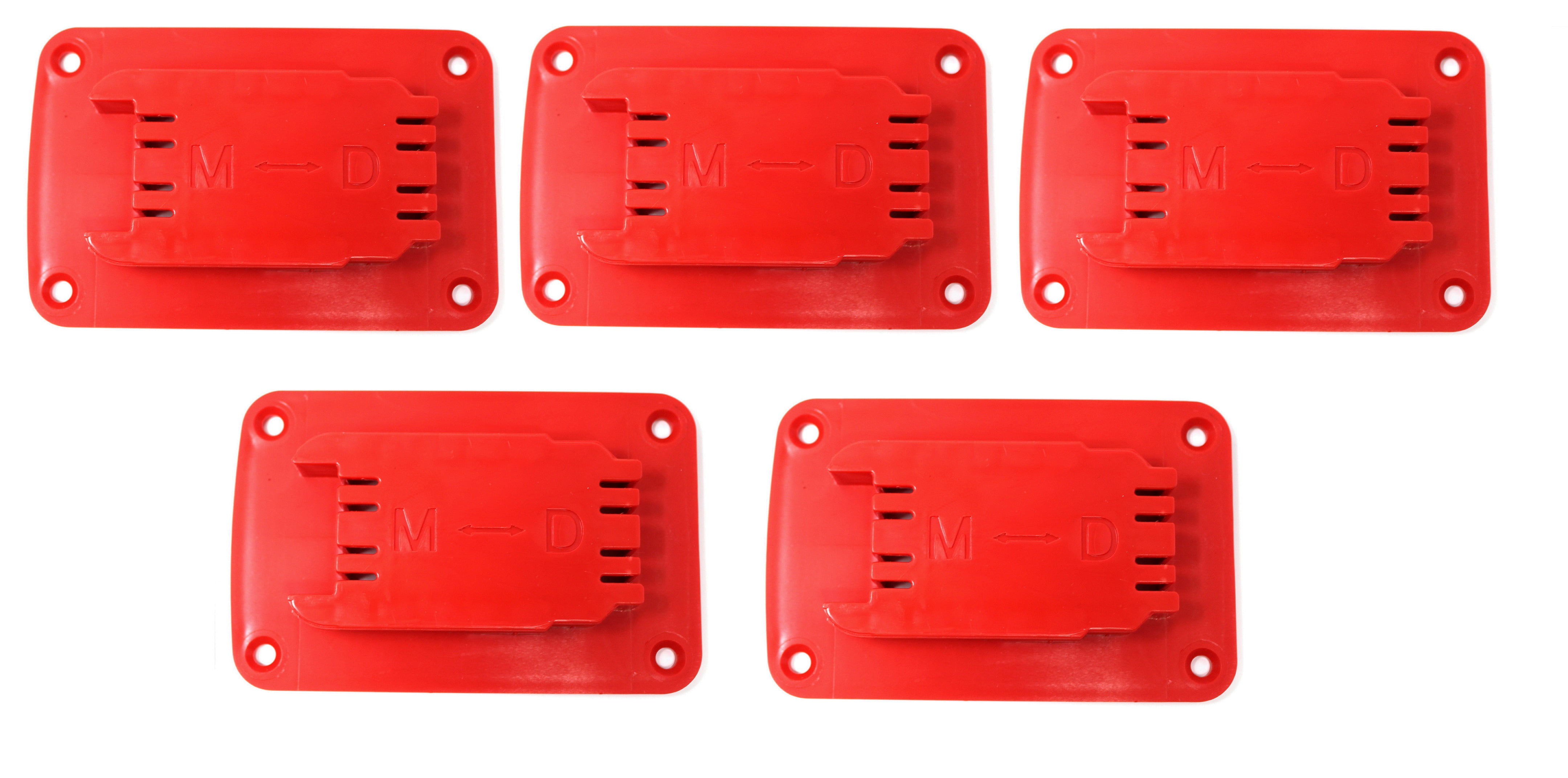 Red Plastic Power Tool Holder Mount 5 pack - Walmart.com