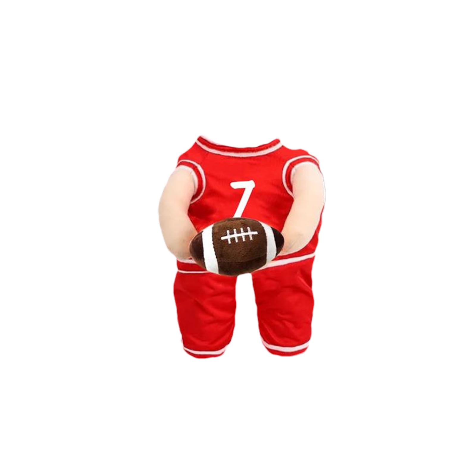 Red Plush Rugby Dog Basketball Costume With Ball Dog Costume With ...