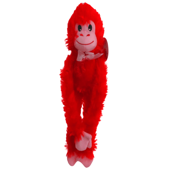 Red Plush Valentines Day Hanging Monkey 13.5 in for Girlfriend Women ...
