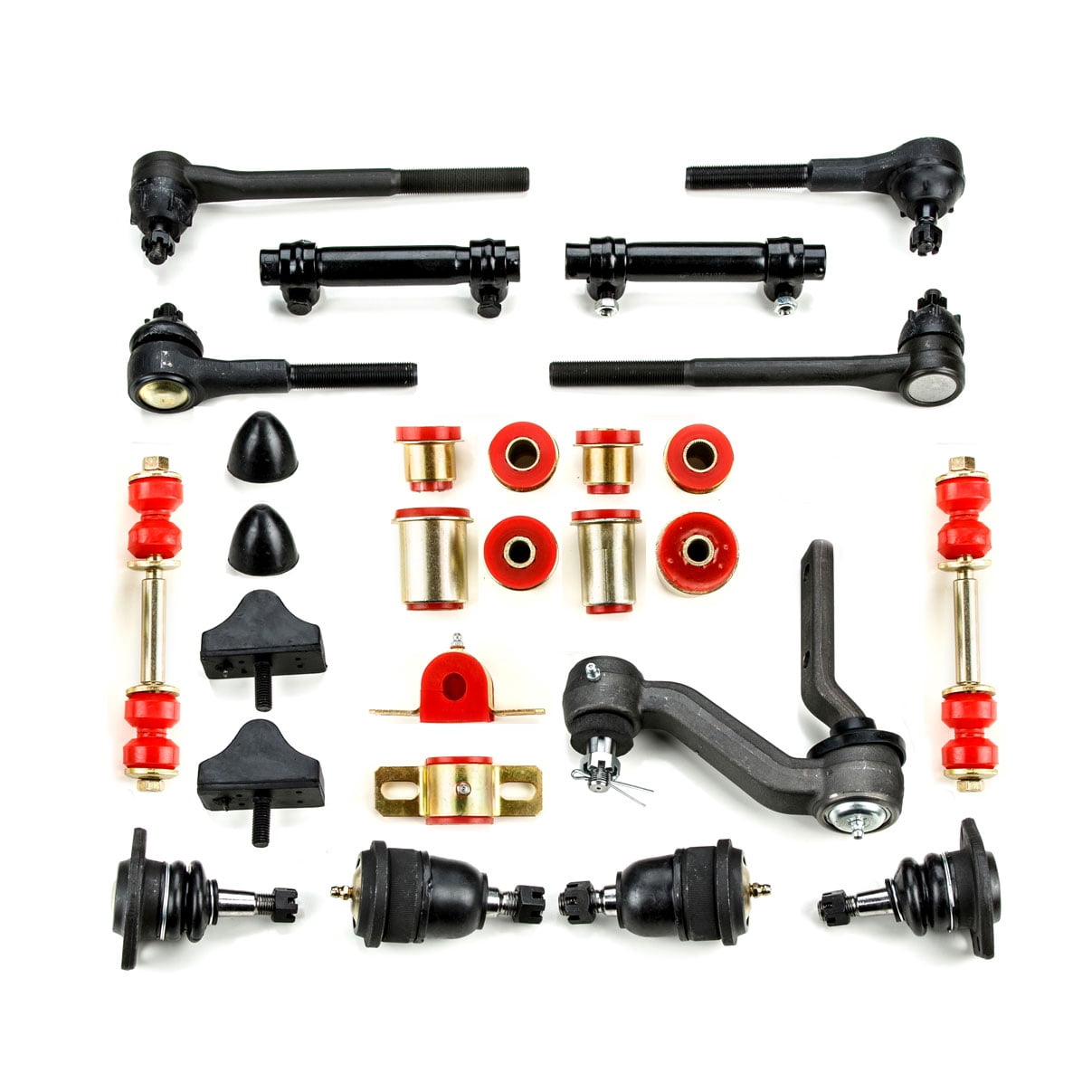 Red Poly Front End Suspension Master Rebuild Kit Fits 1968 Pontiac ...