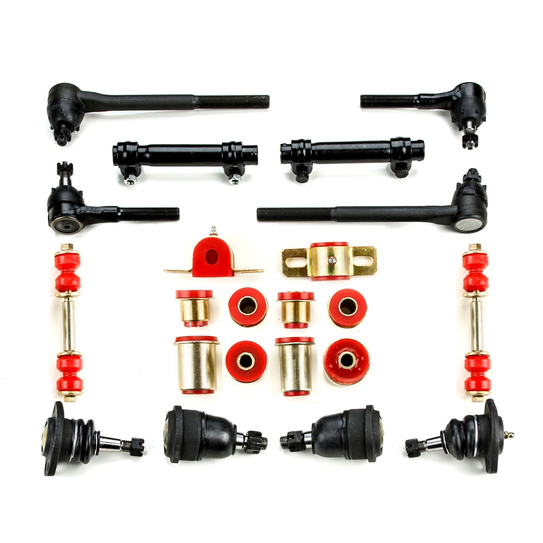 Red Poly Front End Suspension Rebuild Kit Fits 1968 Pontiac Firebird ...