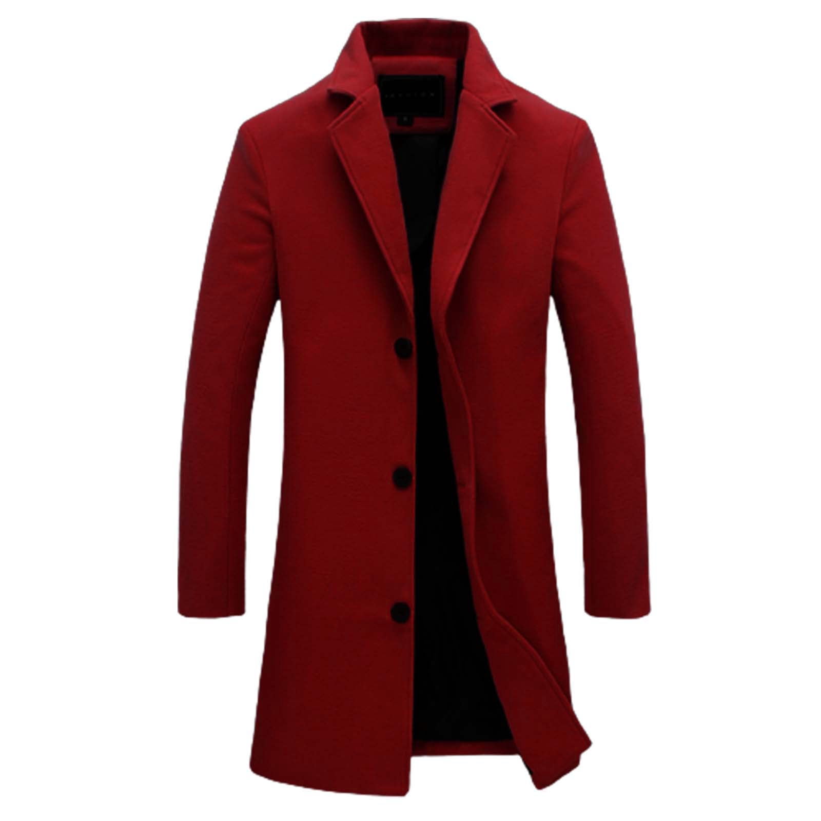 Red Polyester Vintage Solid Color Solid Color Wedding Full-Length Men's ...