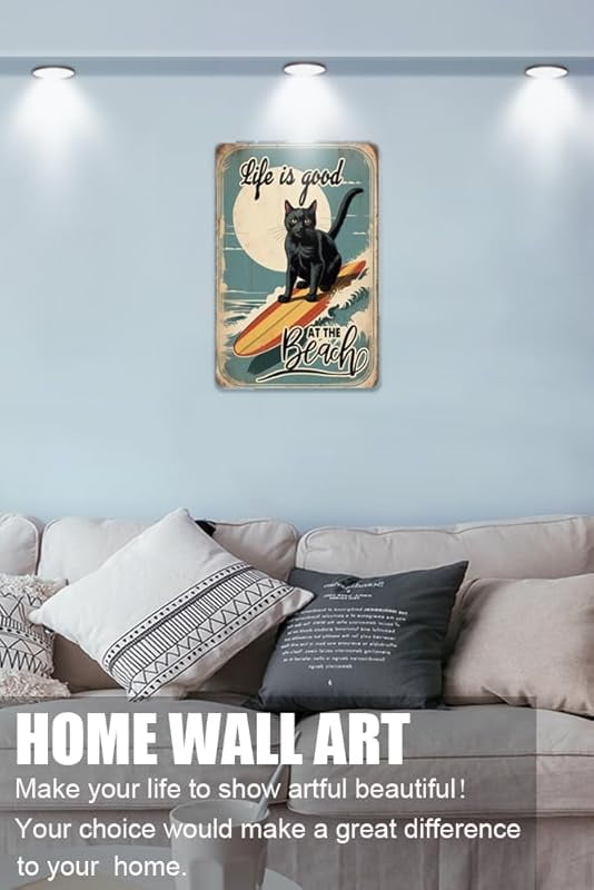 Red Poppy Flower Retro Aluminum Sign 5.5x8 in Metal Tin Sign Red Wall ...