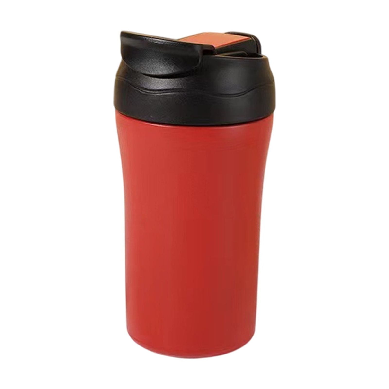 Red Portable Mug Coffee Mug Stainless Steel Lining Extra Long ...