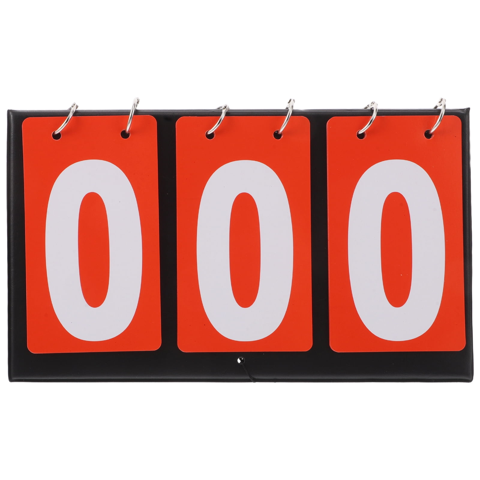Red Portable Table Top Flip Scoreboard for Multiple Sports Durable ...