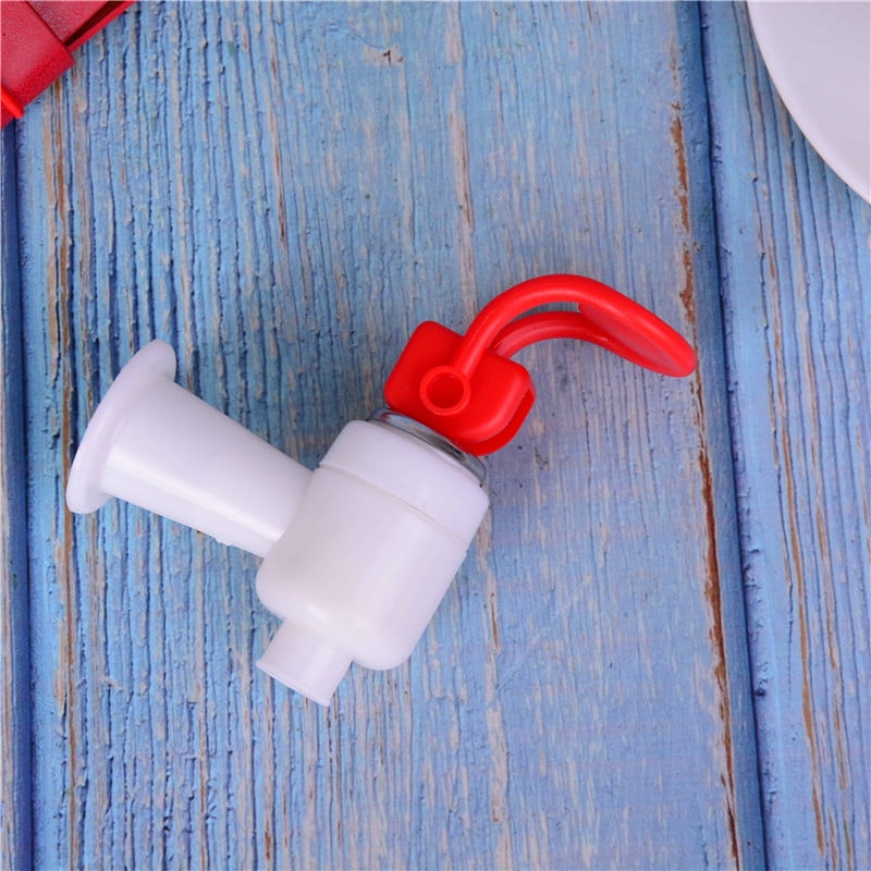 (Red) Push Type Plastic Water Dispenser Faucet Tap Replacement drinking ...