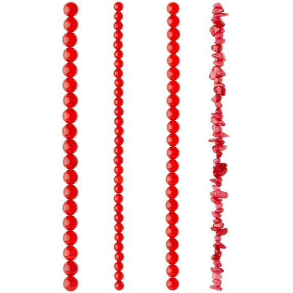Red Quartzite Beads Value Pack by Bead Landing™ - Walmart.com