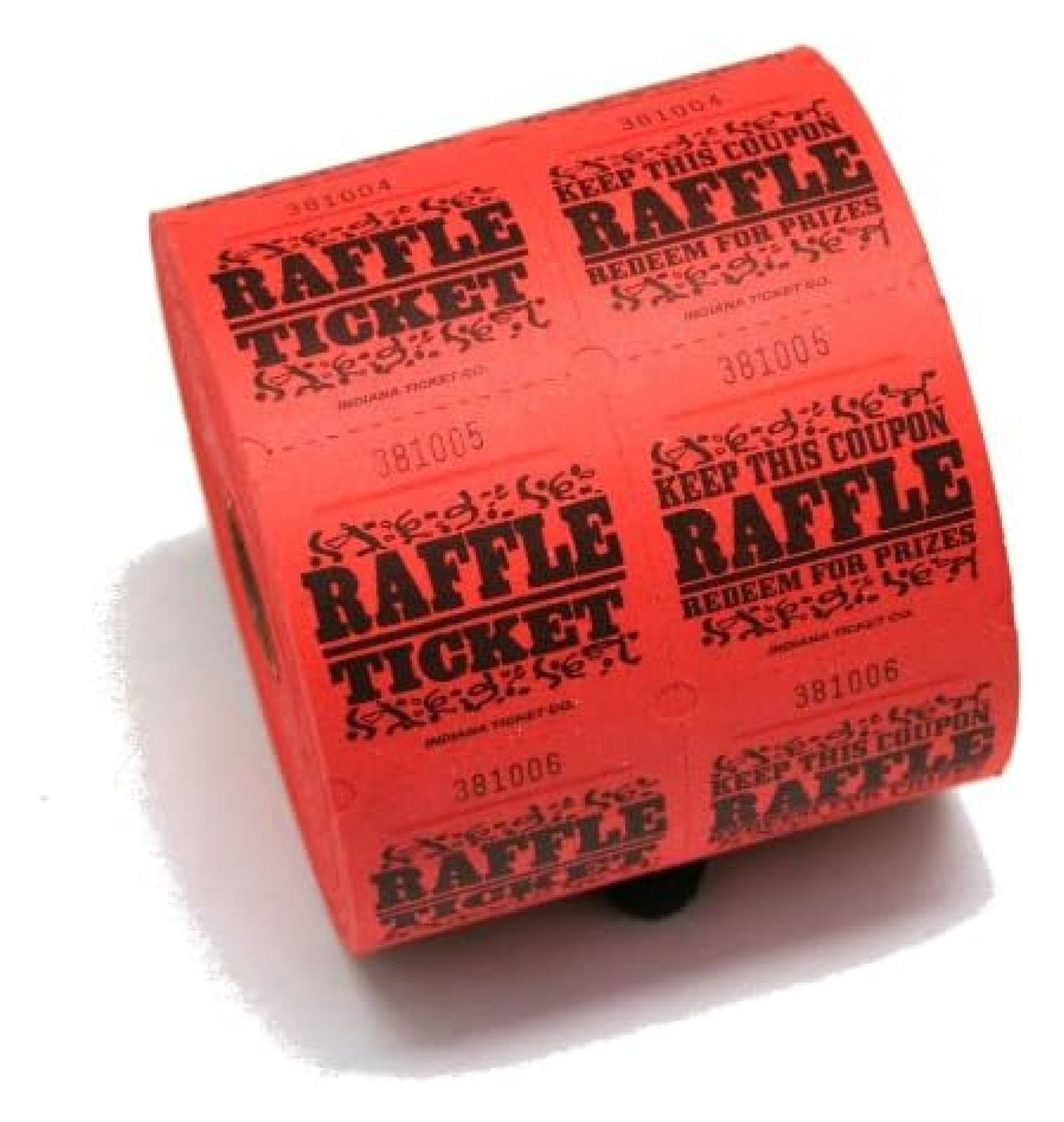 Red Raffle Tickets : roll of 1000 - Walmart.com