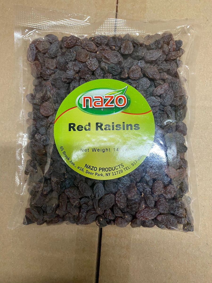 NAZO Red Raisins 14oz - Walmart.com