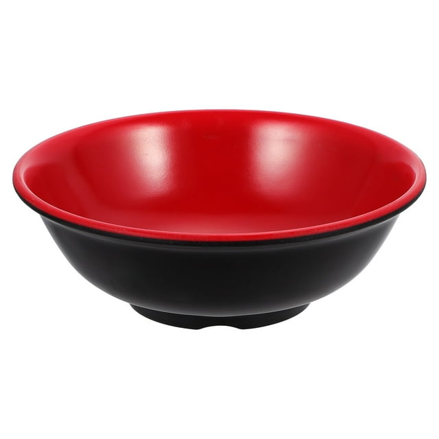 Red Ramen Bowls Cereal Ceramic Mixing Soup with Lids Ceramics - Walmart.com