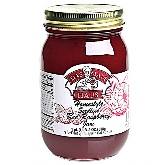 Red Raspberry Seedless Southern Jams, 1 Pint Jar 1 lb 3 oz (538g) ALL ...