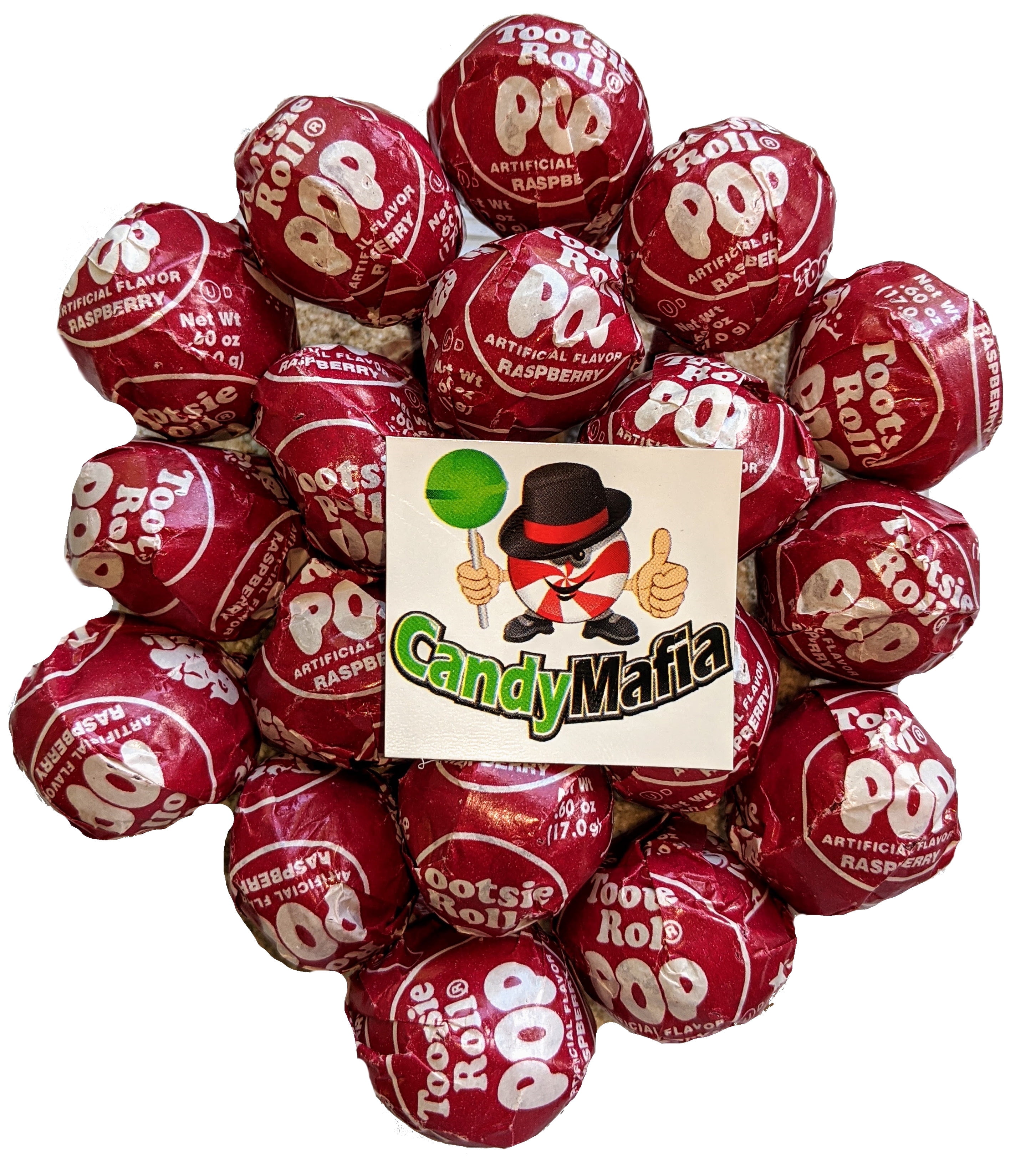 Red Raspberry Tootsie Pops Red Raspberry 30 Count CandyMafia - Walmart.com