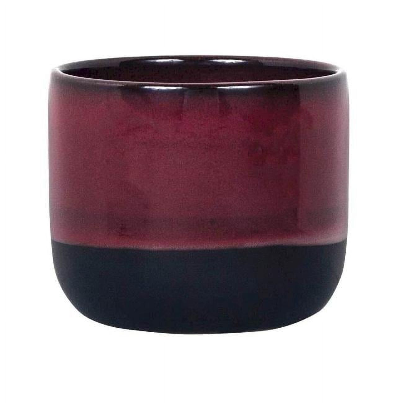 Red Reactive Glaze Ceramic Planter - Walmart.com