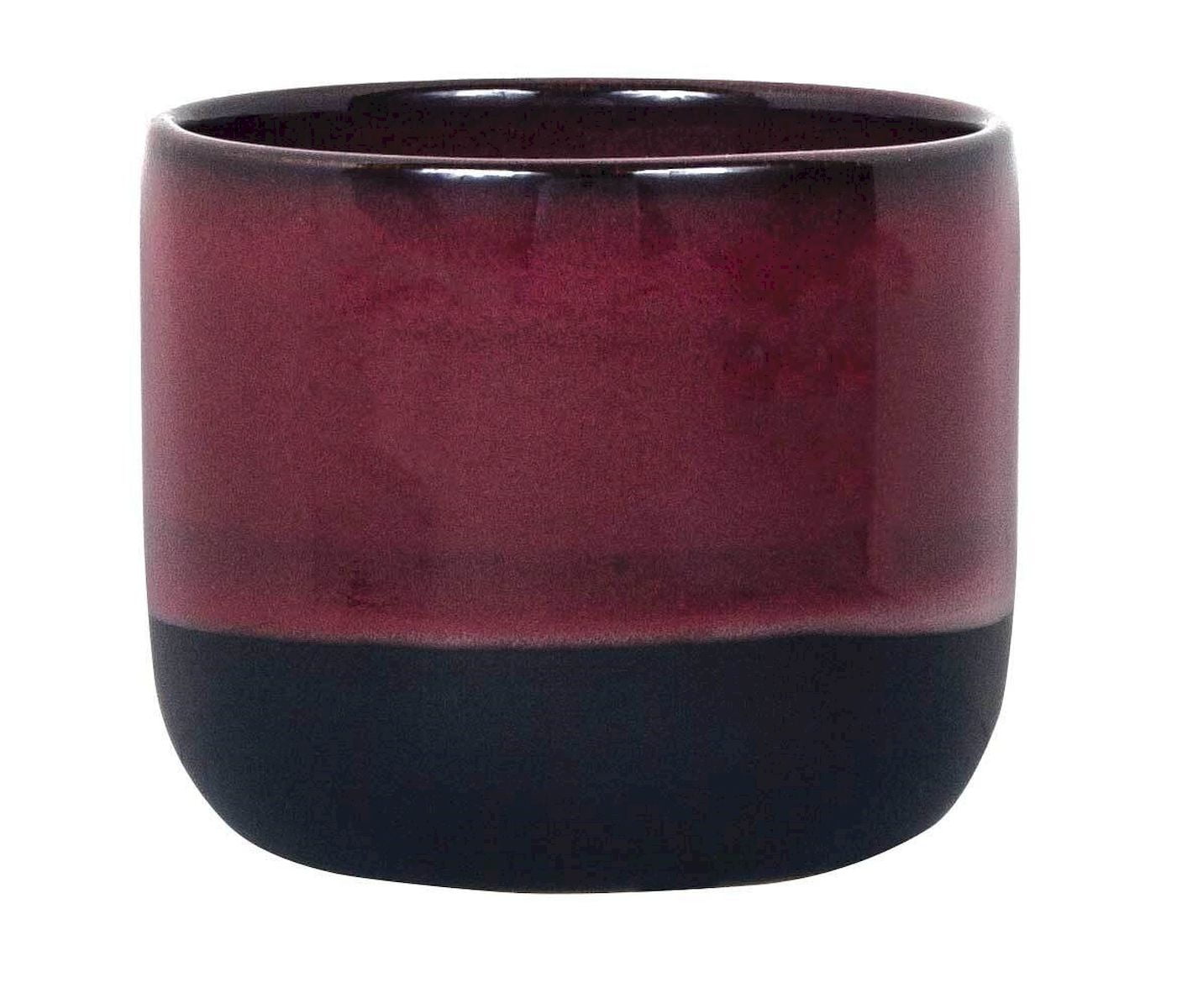Red Reactive Glaze Ceramic Planter - Walmart.com