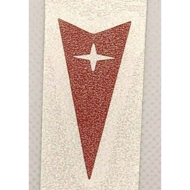 Red Rear Arrowhead Emblem Overlay Decal 2004-2006 Pontiac GTO Models ...