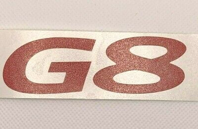 Red Rear G8 Emblem Overlay Decal 2008-2009 Pontiac G8 Models - Walmart.com