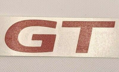 Red Rear "GT" Trunk Emblem Overlay Decal 2008-2009 Pontiac G8 Models ...