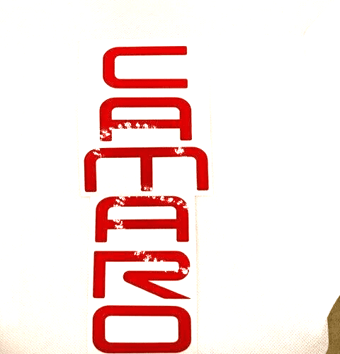 Red Rear Lettering Inlay Decal For 1993-2002 Chevy Camaro Models ...