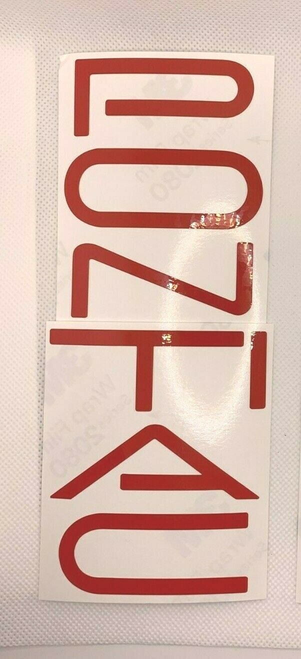 Red Rear Lettering Overlay Decal 1993-2002 Pontiac Firebird/Trans AM ...