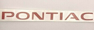 Red Rear Pontiac Emblem Overlay Decal 2008-2009 Pontiac G8 Models ...