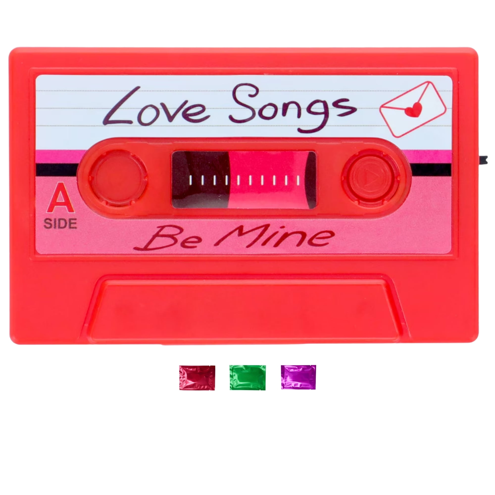 Red Recordable Greeting Cassette Tape Themed Valentine's Day Gift ...