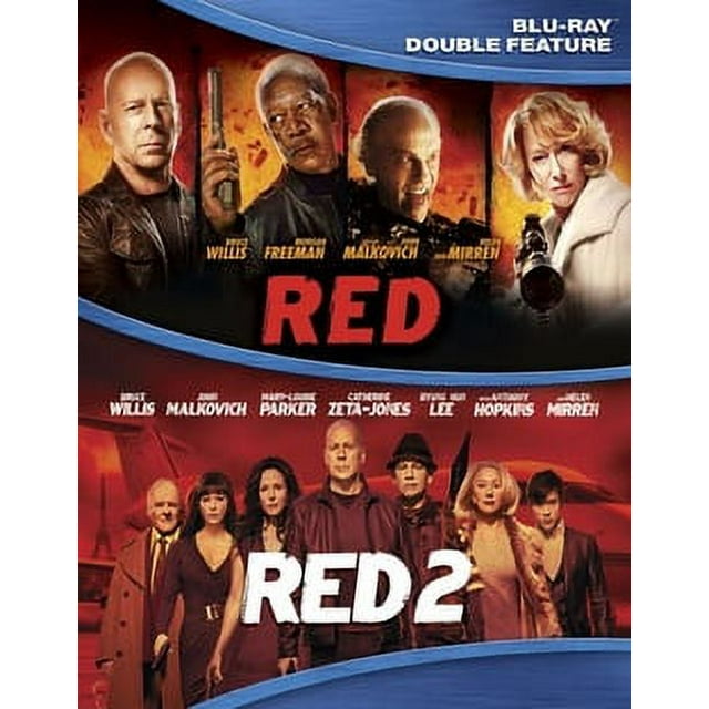 Walmart's Blu-Ray Movies: Red / Red 2 Action-Comedy Collection ...