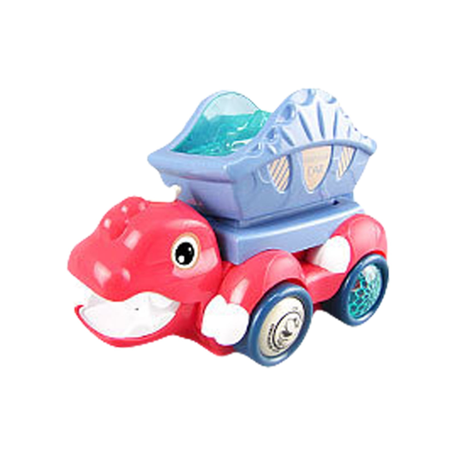 Red Red Spray Dinosaur Engineering Car Model Toy With Light And Music ...