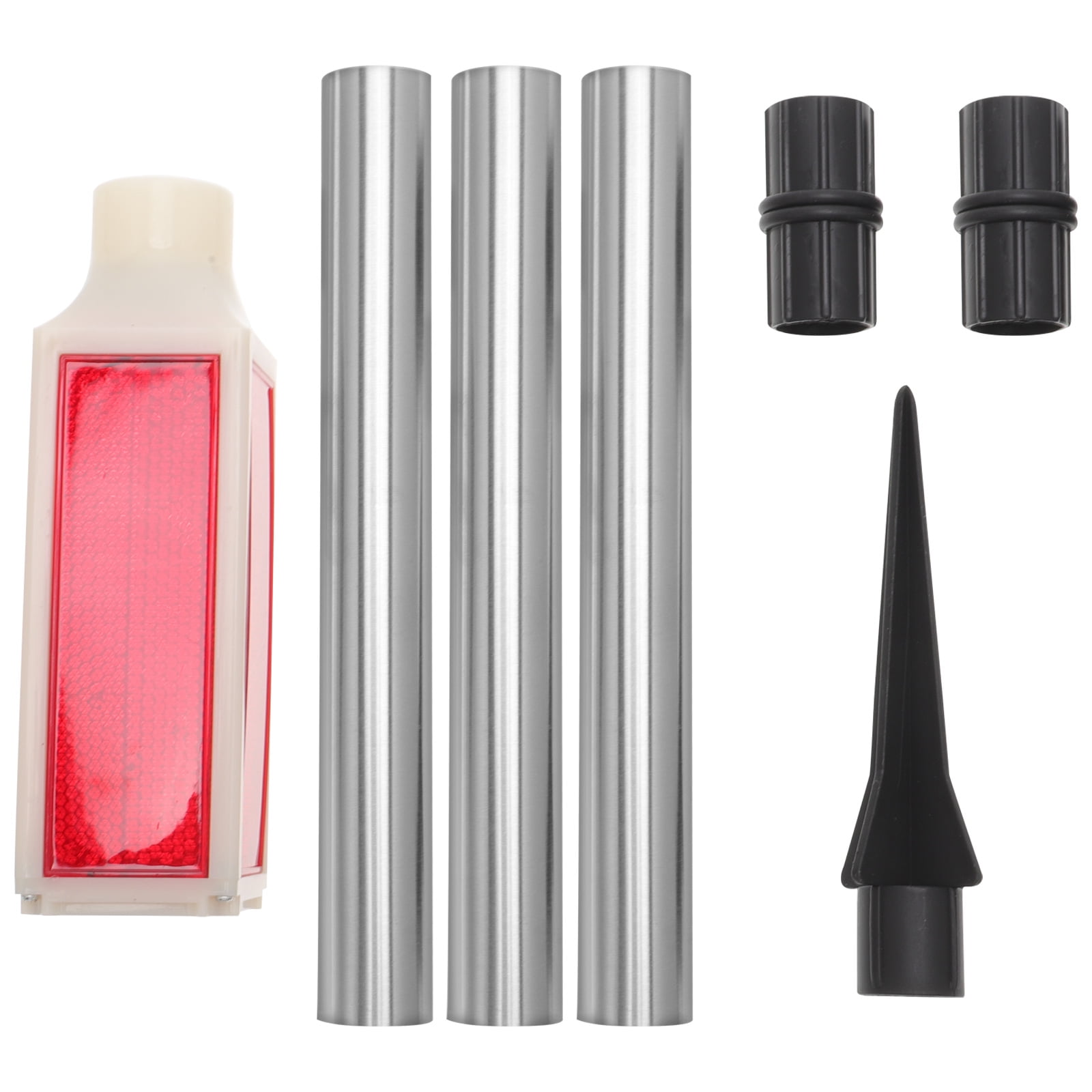 Solar Powered Driveway Marker Lights with Warm , Outdoor Metal ...