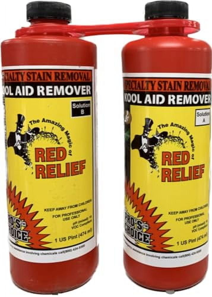 Red Relief Part A & B- Red Stain Remover - Walmart.com