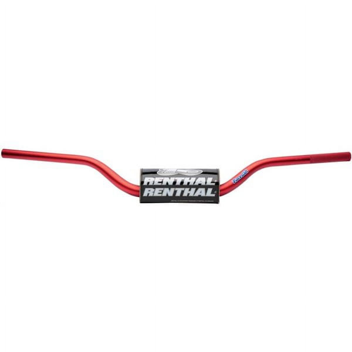 Red Renthal Fatbar Aluminum CR High/ATV High Handlebar - Walmart.com