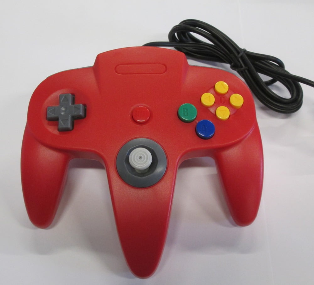 Red Replacement Controller for Nintendo N64 by Mars Devices - Walmart.com