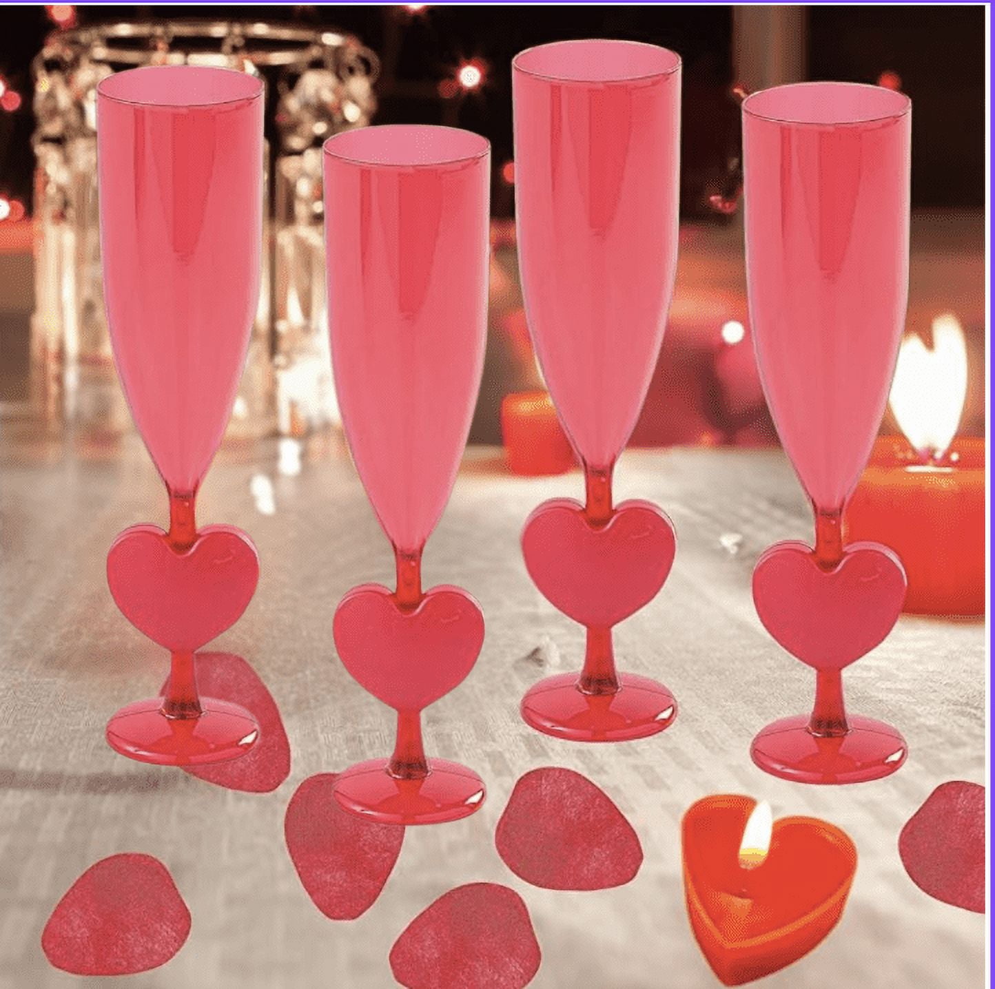 Red Reusable Flutes - Walmart.com