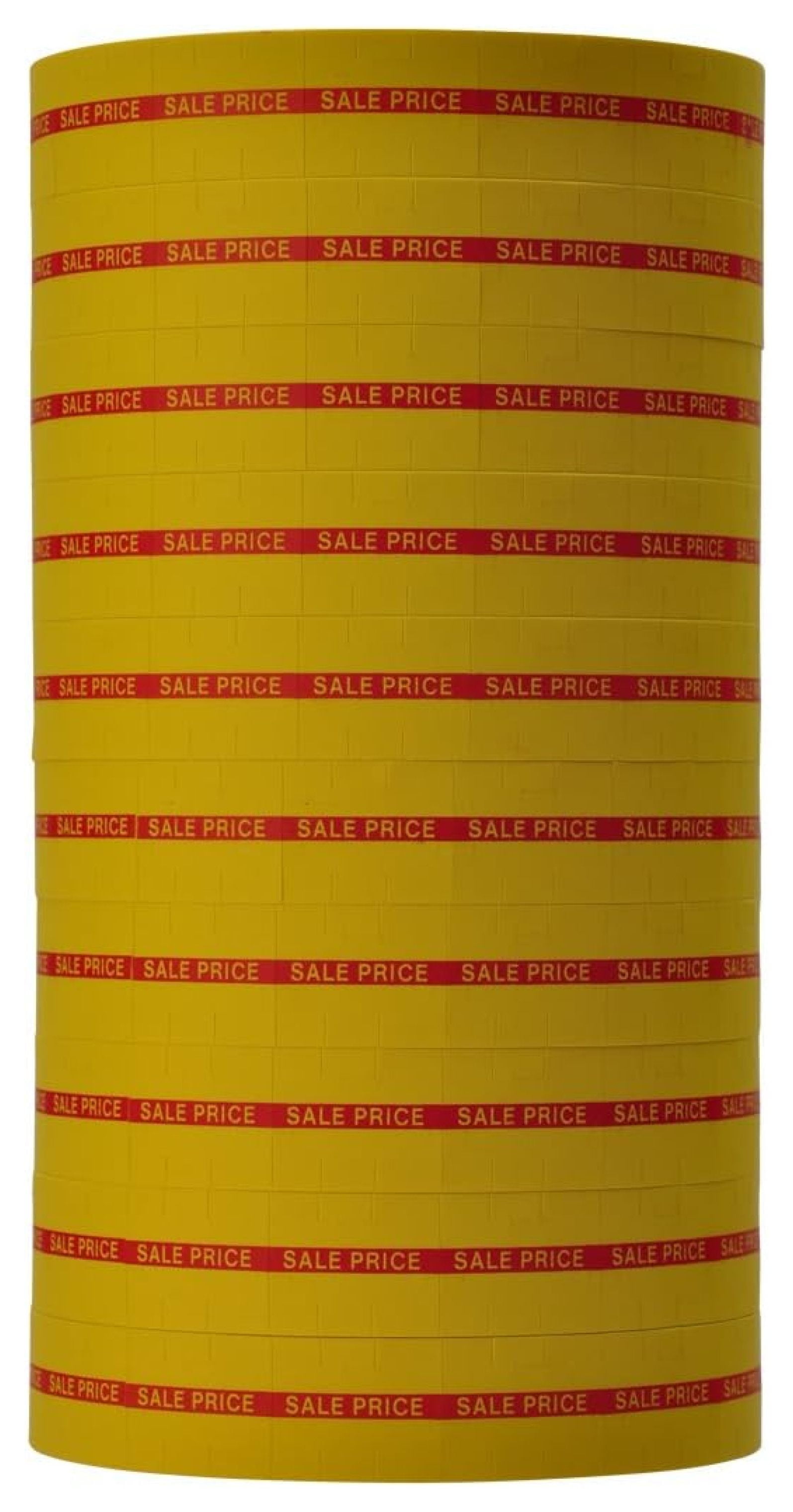 Red Reverse Print on Yellow"SALE PRICE" Pricing Labels to fit Monarch ...