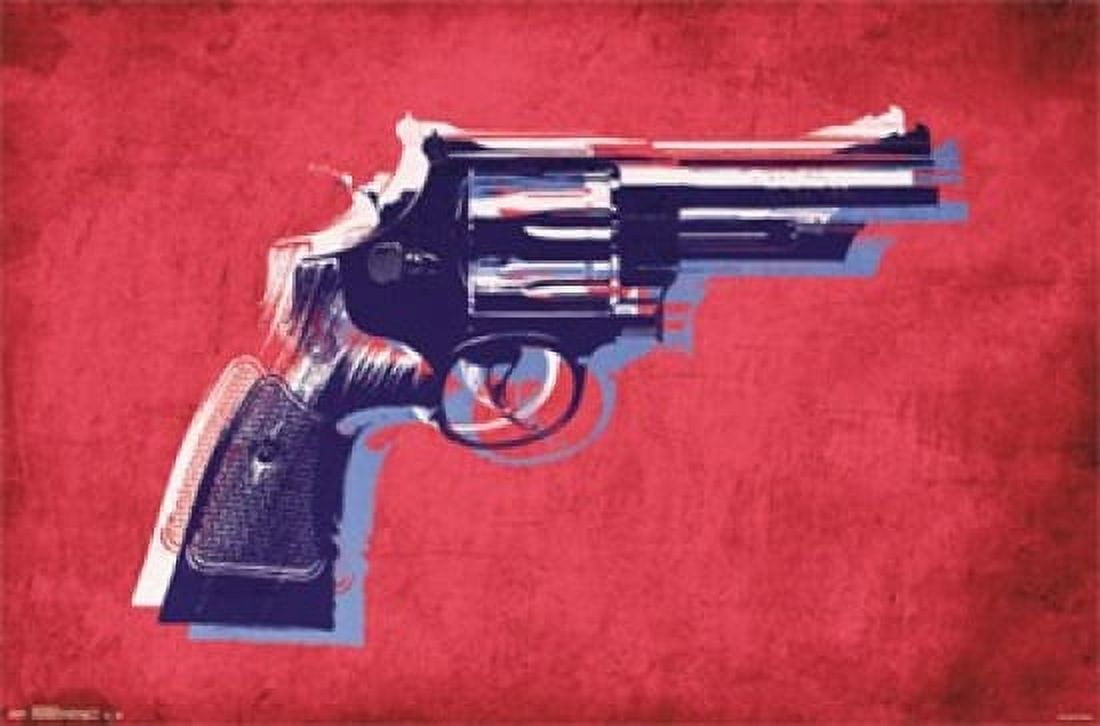Red Revolver Laminated Poster Print (34 x 22) - Walmart.com