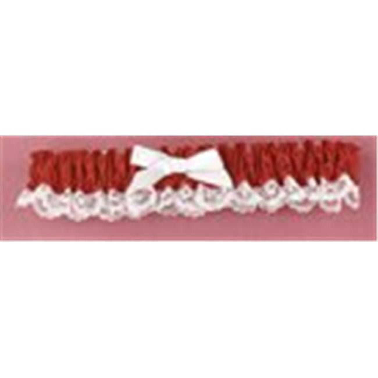Red Ribbon & Lace Garter - Walmart.com