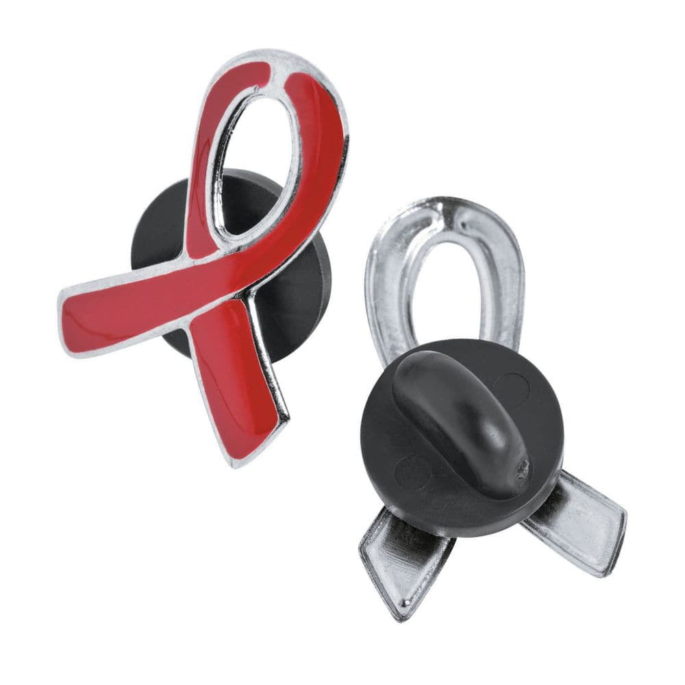 Red Ribbon Pin - Party Favors - 12 Pieces - Walmart.com