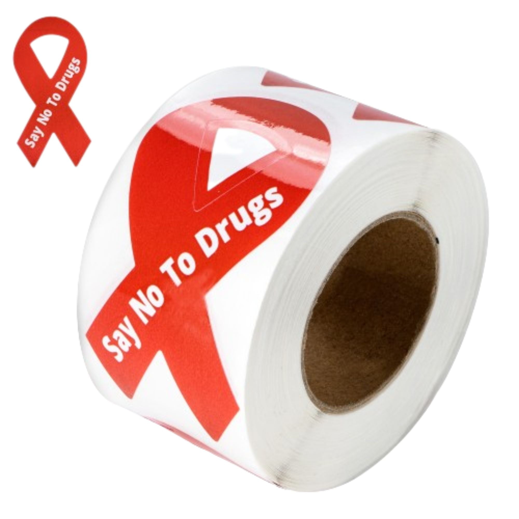Red Ribbon Say No to Drugs Stickers Red Ribbon Week Stickers (Stickers ...