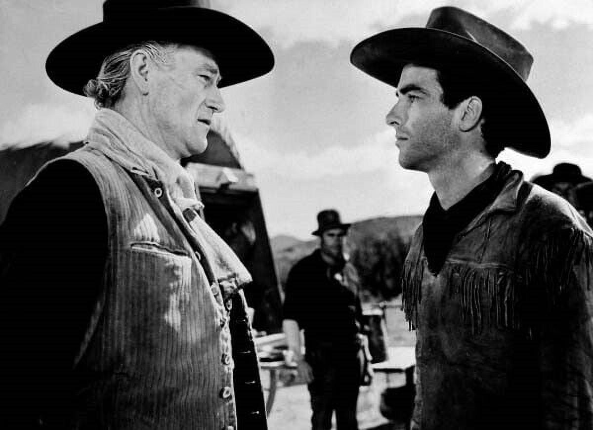 Red River John Wayne and Montgomery Clift face-up 24x30 inch poster ...