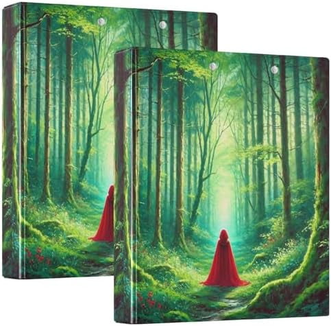 Red Robe Green 3 Ring Binder Large Binders File Folder Document ...